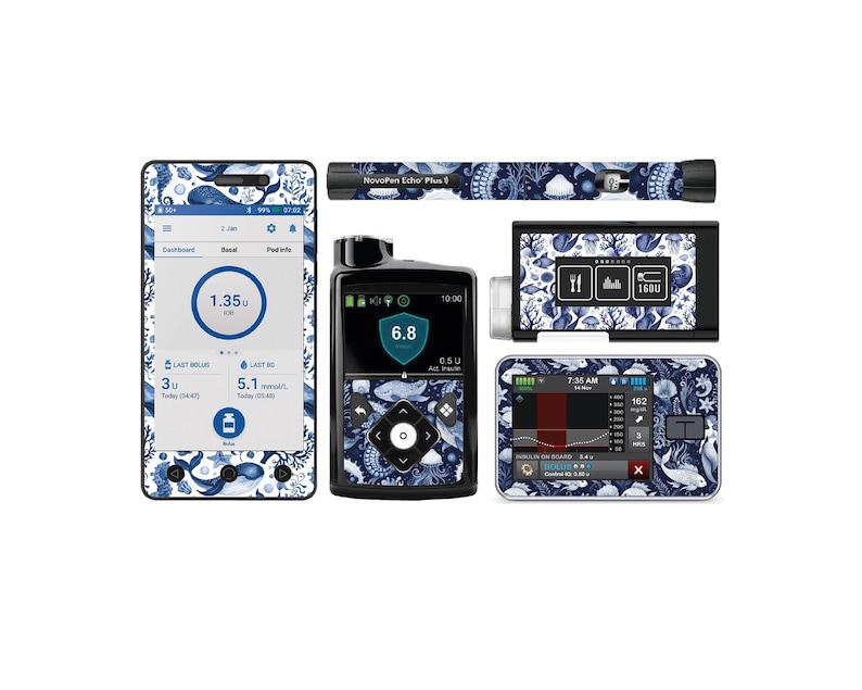 Diabetes Device Stickers | Ypsopump | Tandem Tslim | Medtronic Minimed ...
