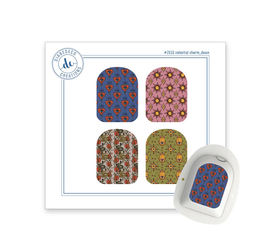 Omnipod Pod Stickers | Temporary Tattoos | Omnipod Decals | Type 1 ...