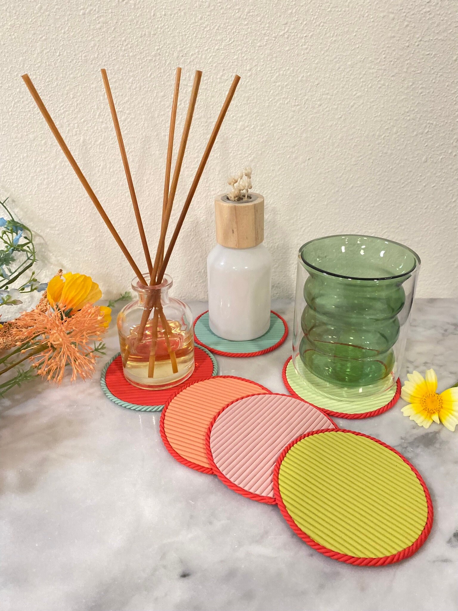 Coaster for Decorative Objects, Trinket Pad, Home Decor Coaster ...