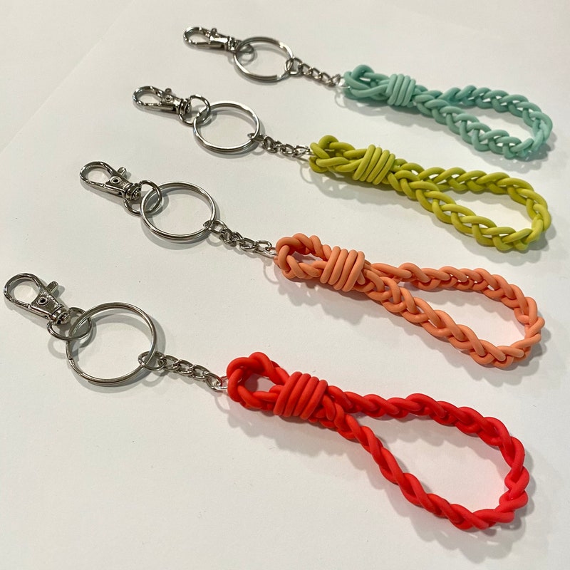 Braided Keychain - Etsy