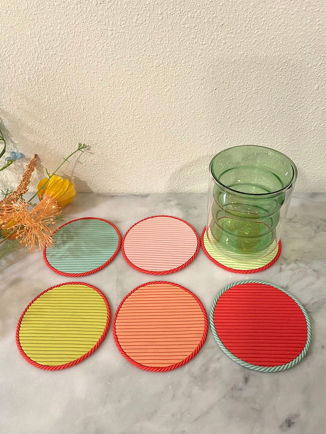 Coaster for Decorative Objects, Trinket Pad, Home Decor Coaster ...