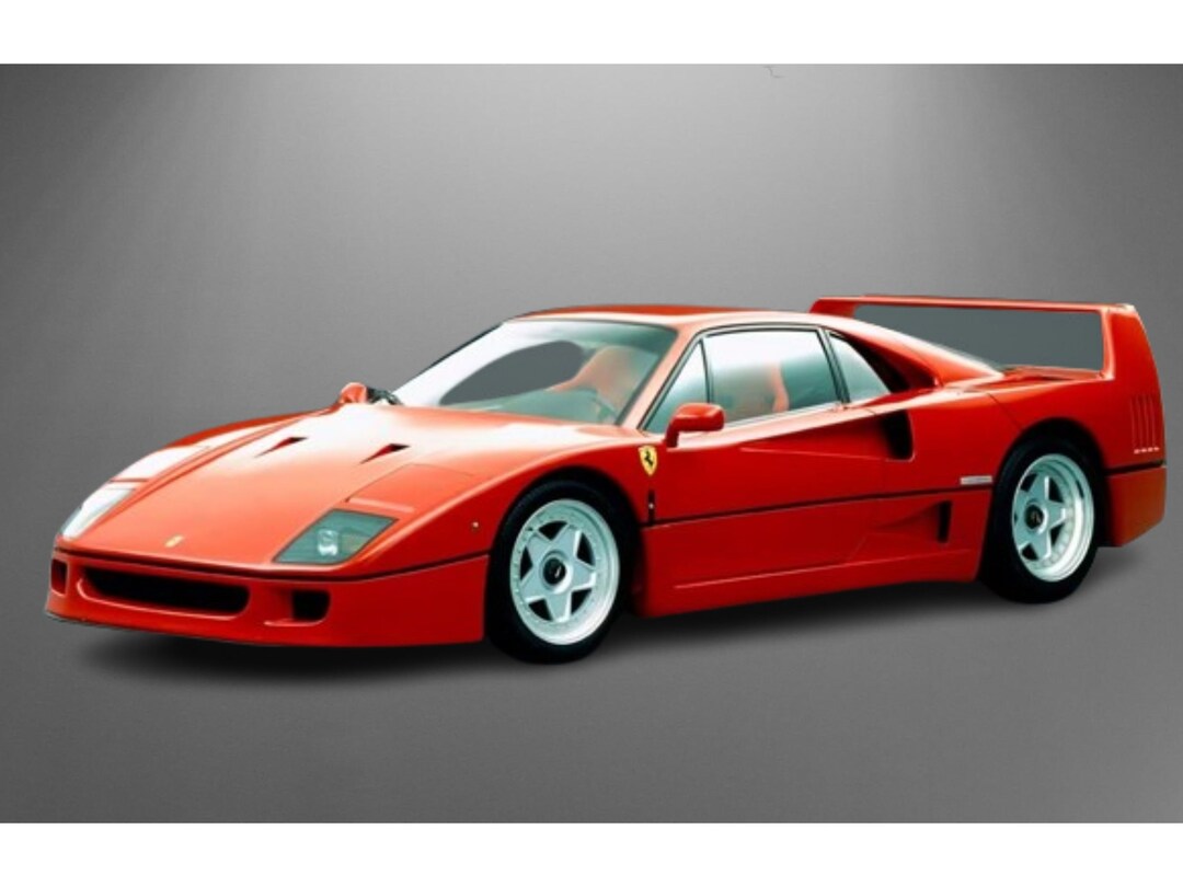 Ferrari F40 3D Printing STL File: Exemplifying Automotive Heritage ...