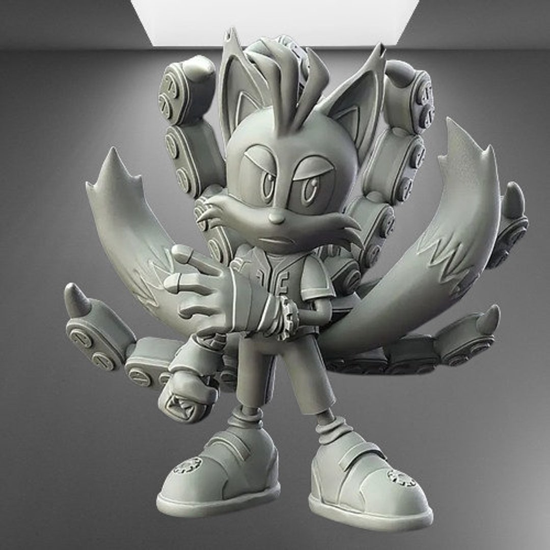 Nine Tails Sonic Prime STL: Embrace the Mystical Power of Sonic's New ...