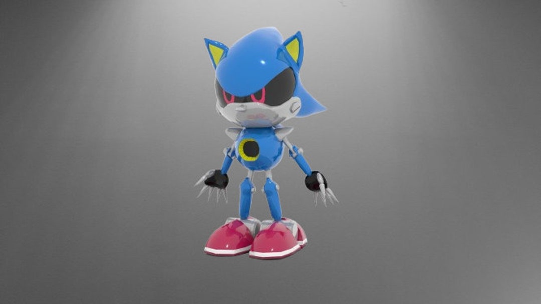 Metal Sonic Bust STL: Embrace the Mechanical Might of Sonic's Rival - Etsy