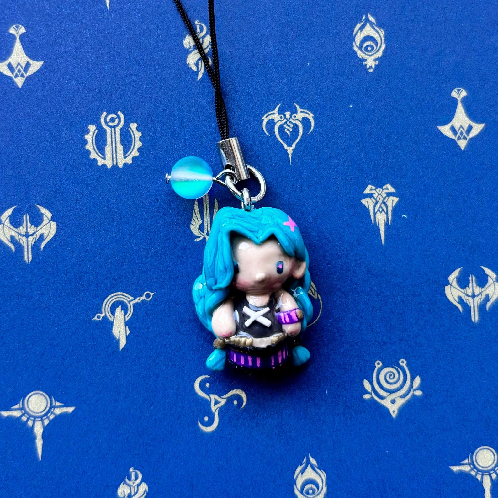 Arcane Jinx & Vi Phone Charm/ Keychain | League of Legends-inspired ...