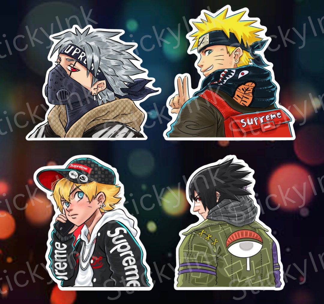 Naruto Vinyl Stickers - Etsy