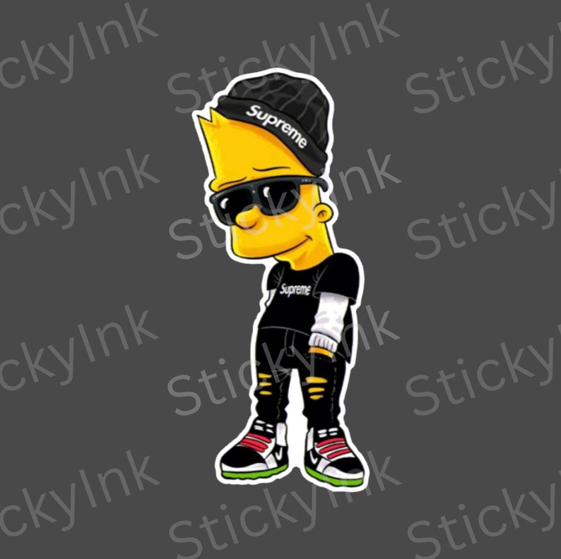The Simpsons Vinyl Stickers - Etsy