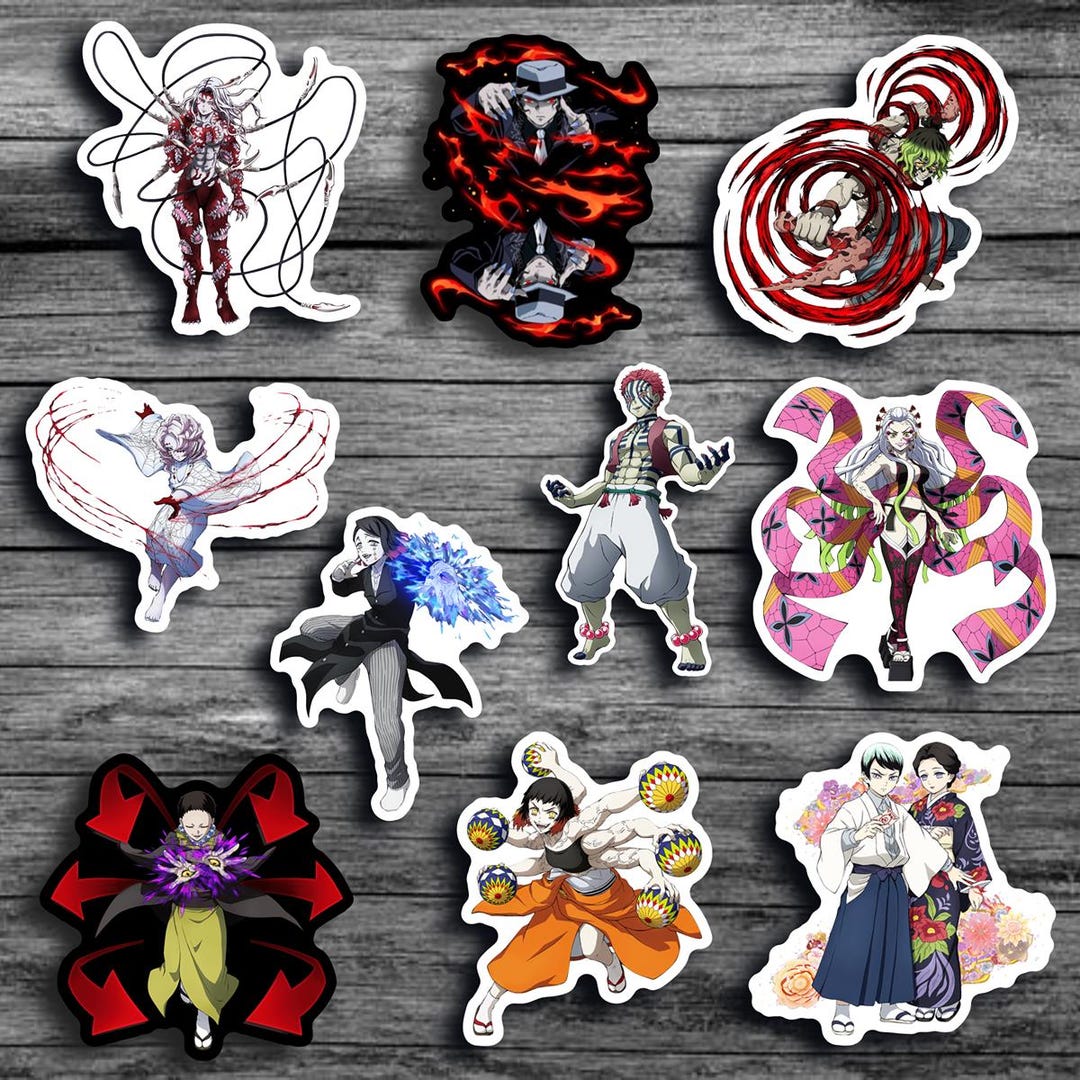 Demon Slayer DEMON Stickers / Magnets - Etsy