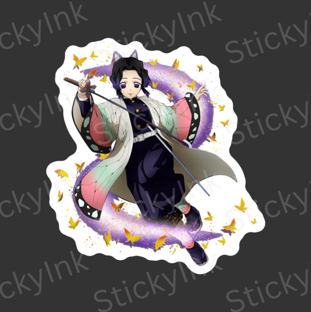 Demon Slayer Character Vinyl Stickers - Etsy