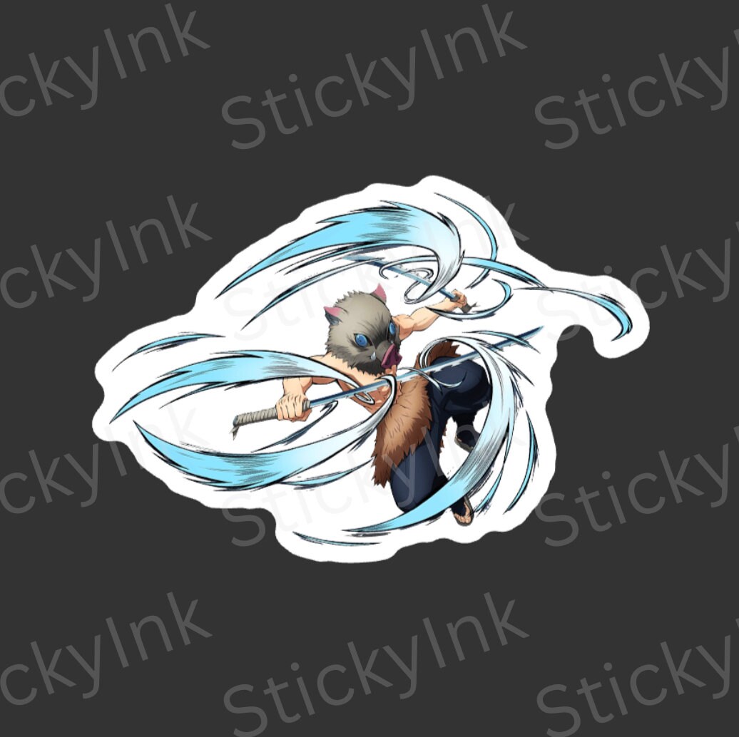 Demon Slayer Character Vinyl Stickers - Etsy
