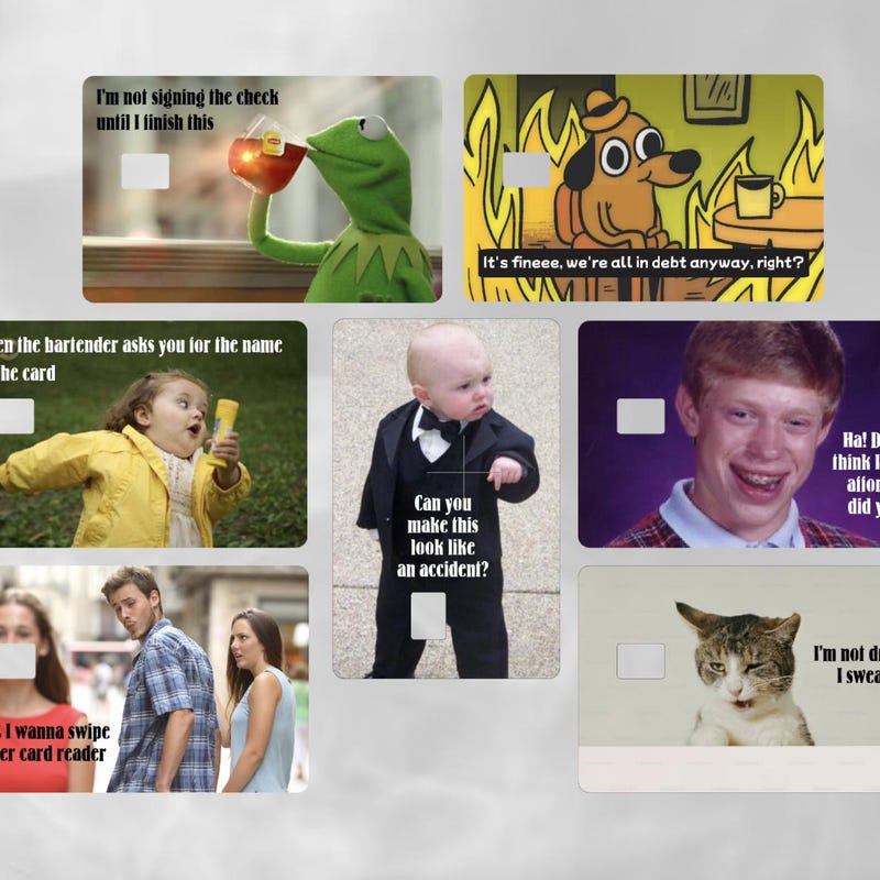 Custom Credit Card Skins - Etsy