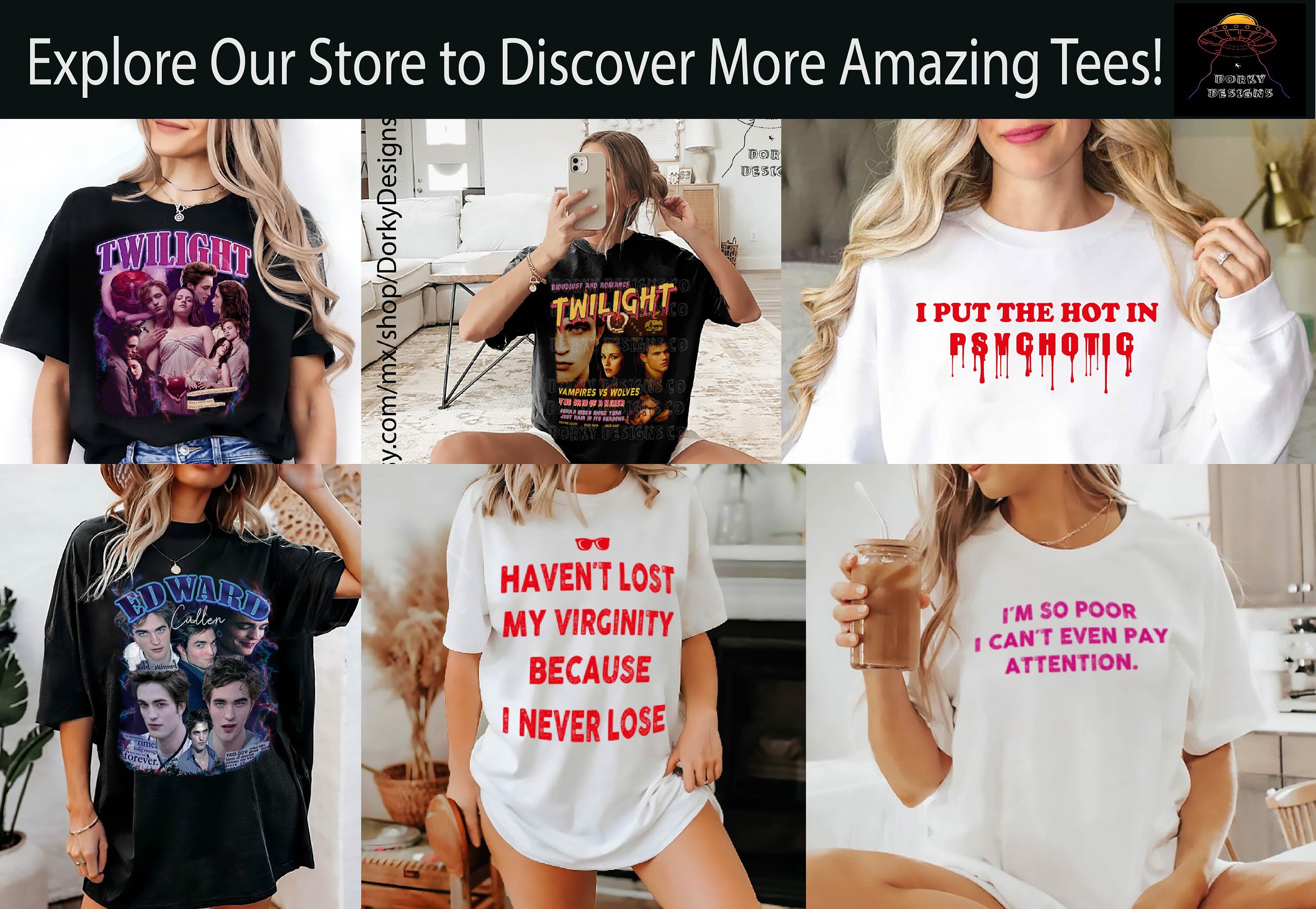 Twilight Shirt Limited Vintage T-shirt, Oversized Unisex T-shirt Twilight Fans Homage T-shirt ...