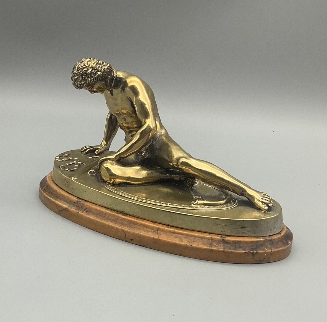 Antique Bronze Figure of “the Dying Gaul” - Etsy