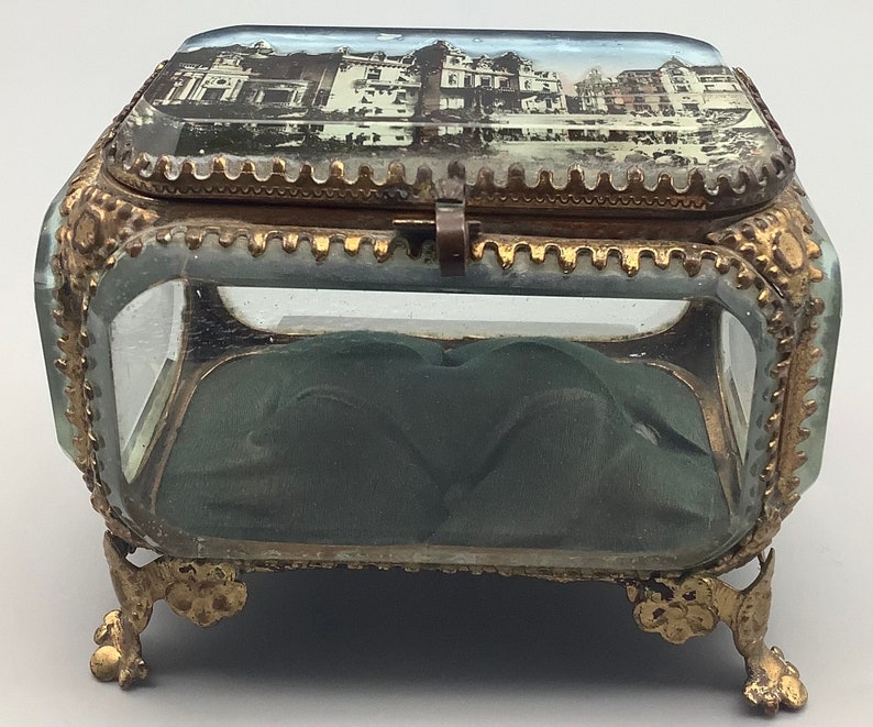 Antique French Trinket Box - Etsy