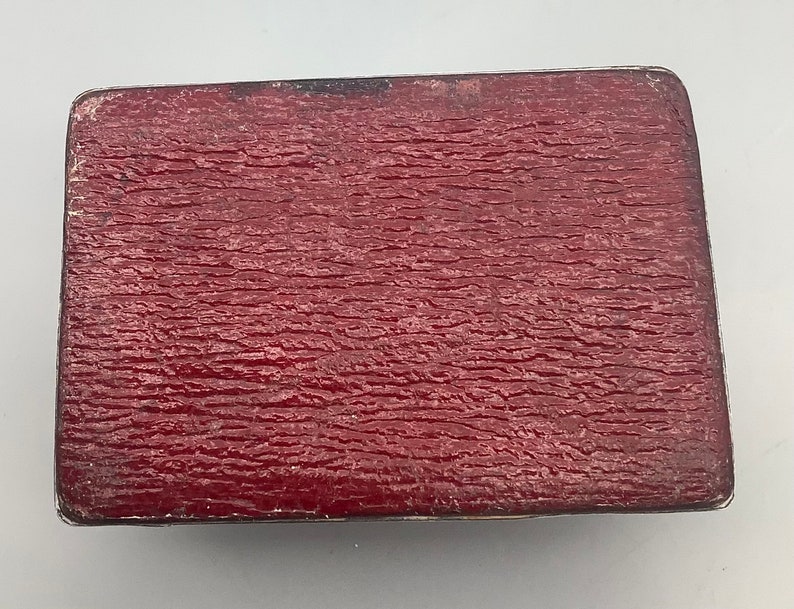 Antique Silver Stamp Box - Etsy