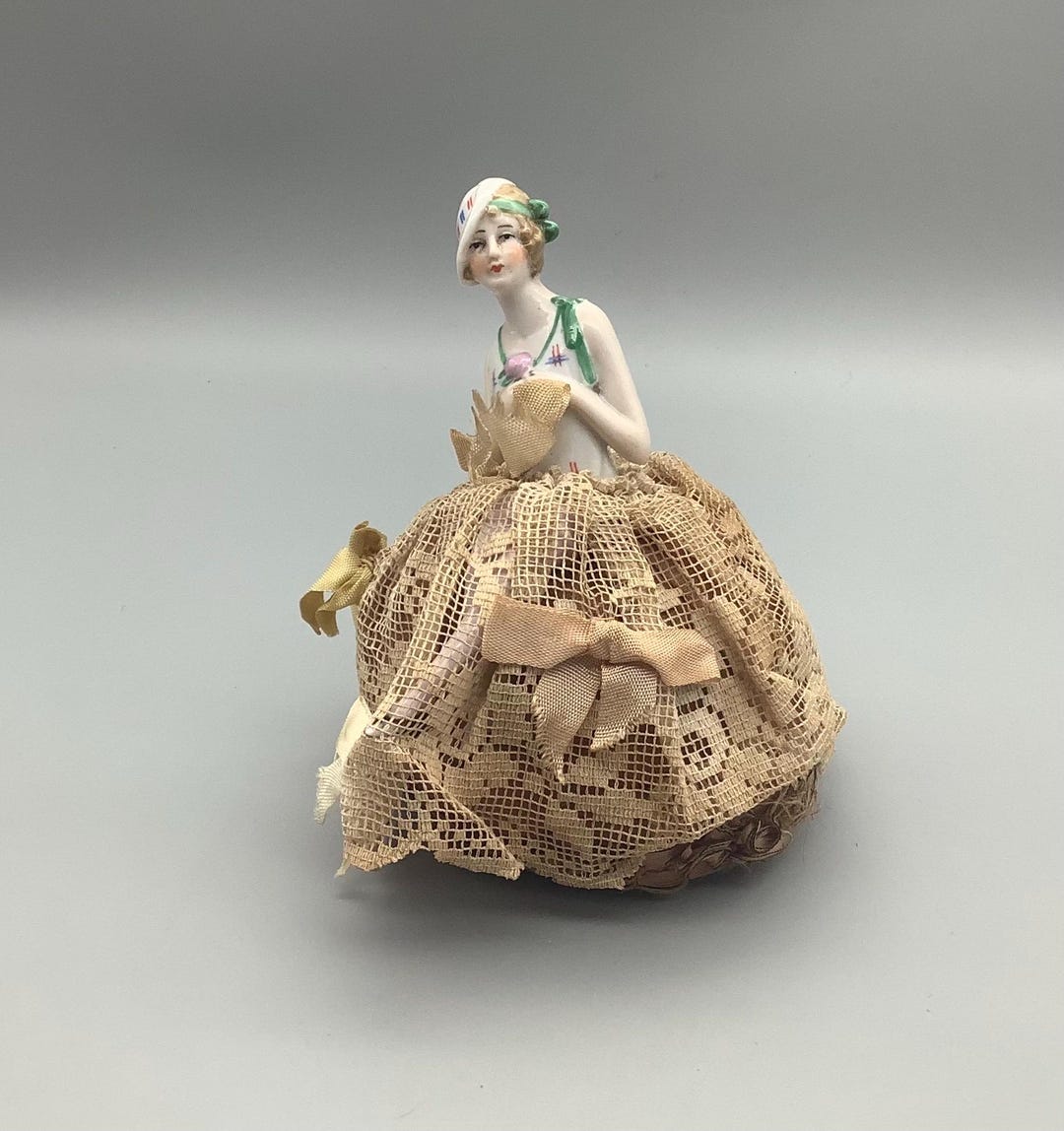 Antique Doll Pin Cushion - Etsy