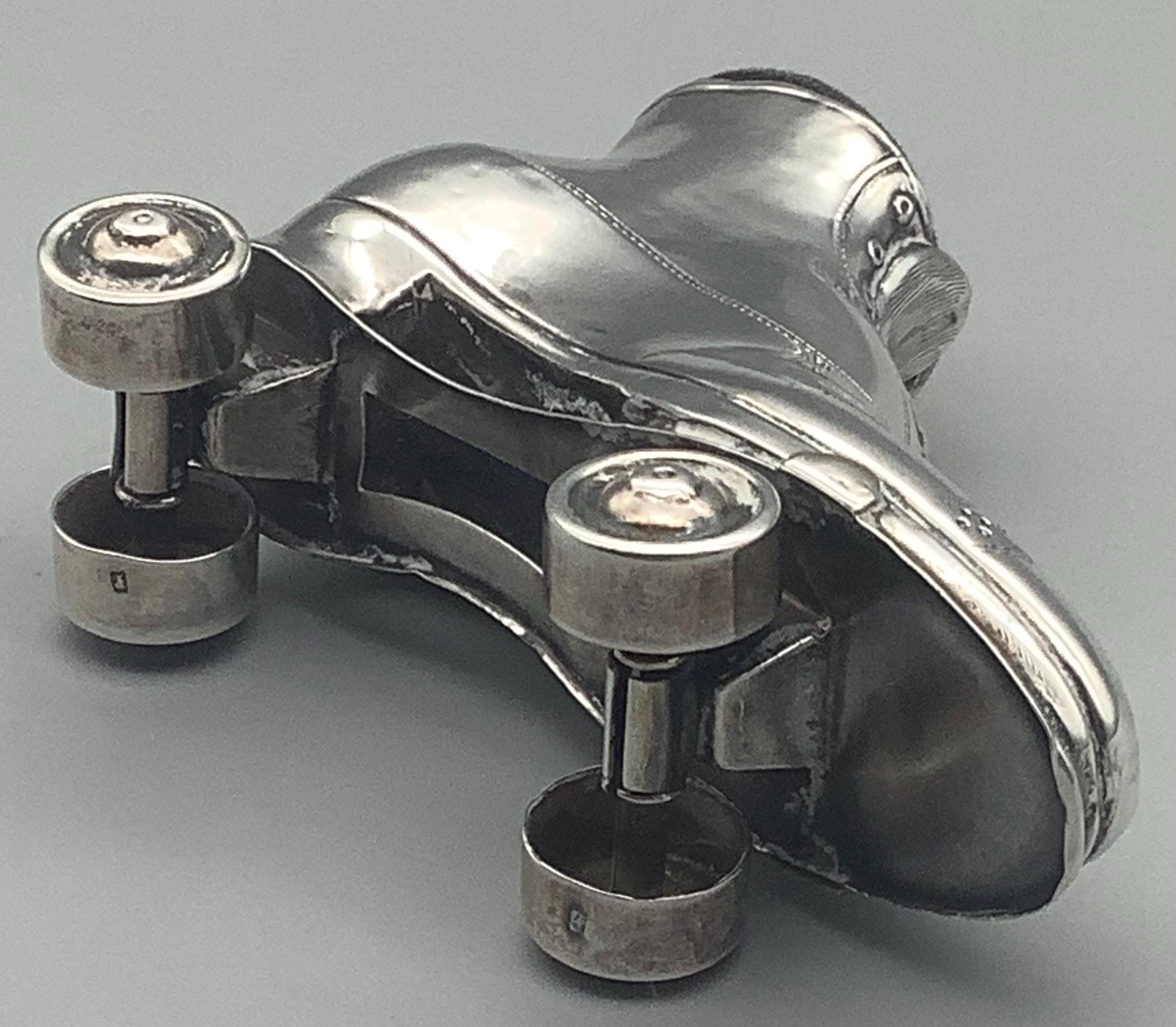 Antique Silver Novelty Roller Skate Pin Cushion - Etsy