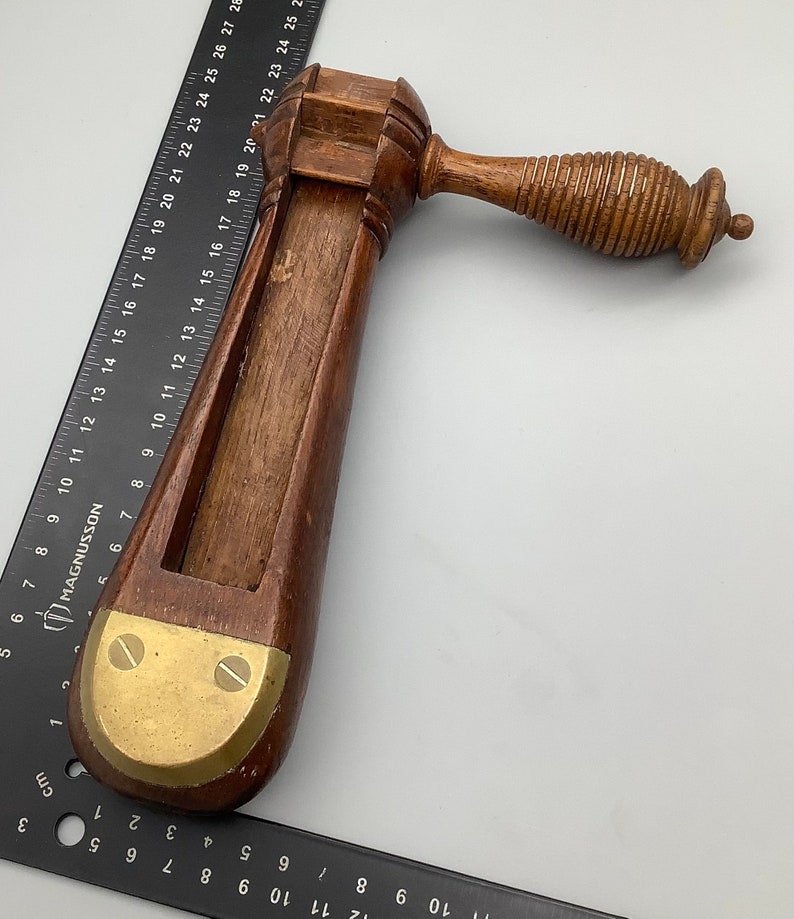 Antique Wood and Brass Police Rattle - Etsy Australia