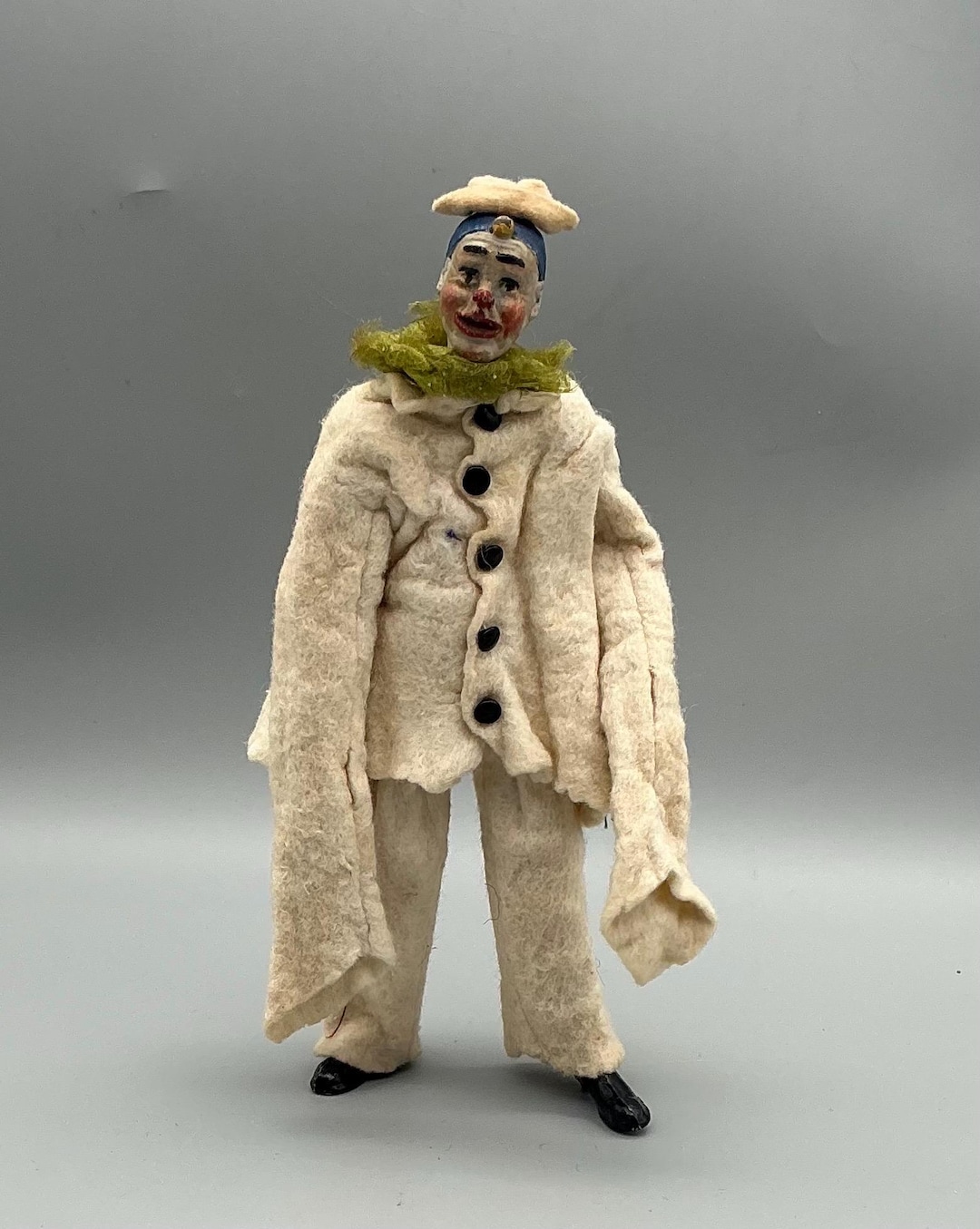 A Rare Swiss Jointed Pierrot Metal Doll by Bucherer SABA - Etsy
