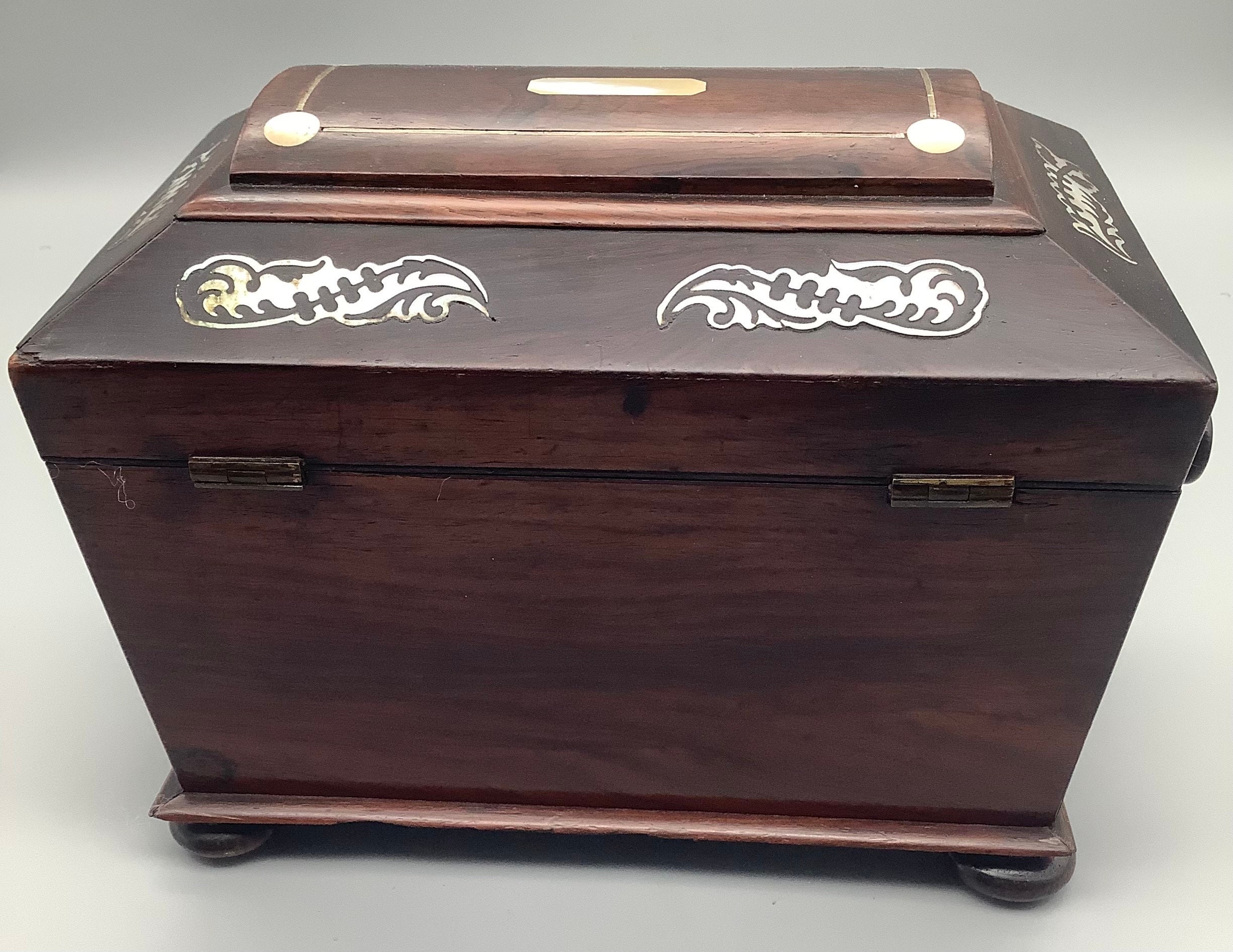 Antique Tea Caddy - Etsy