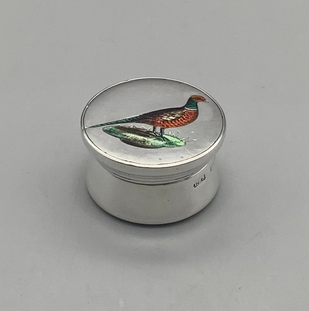 Edwardian Silver Pill Box - Etsy