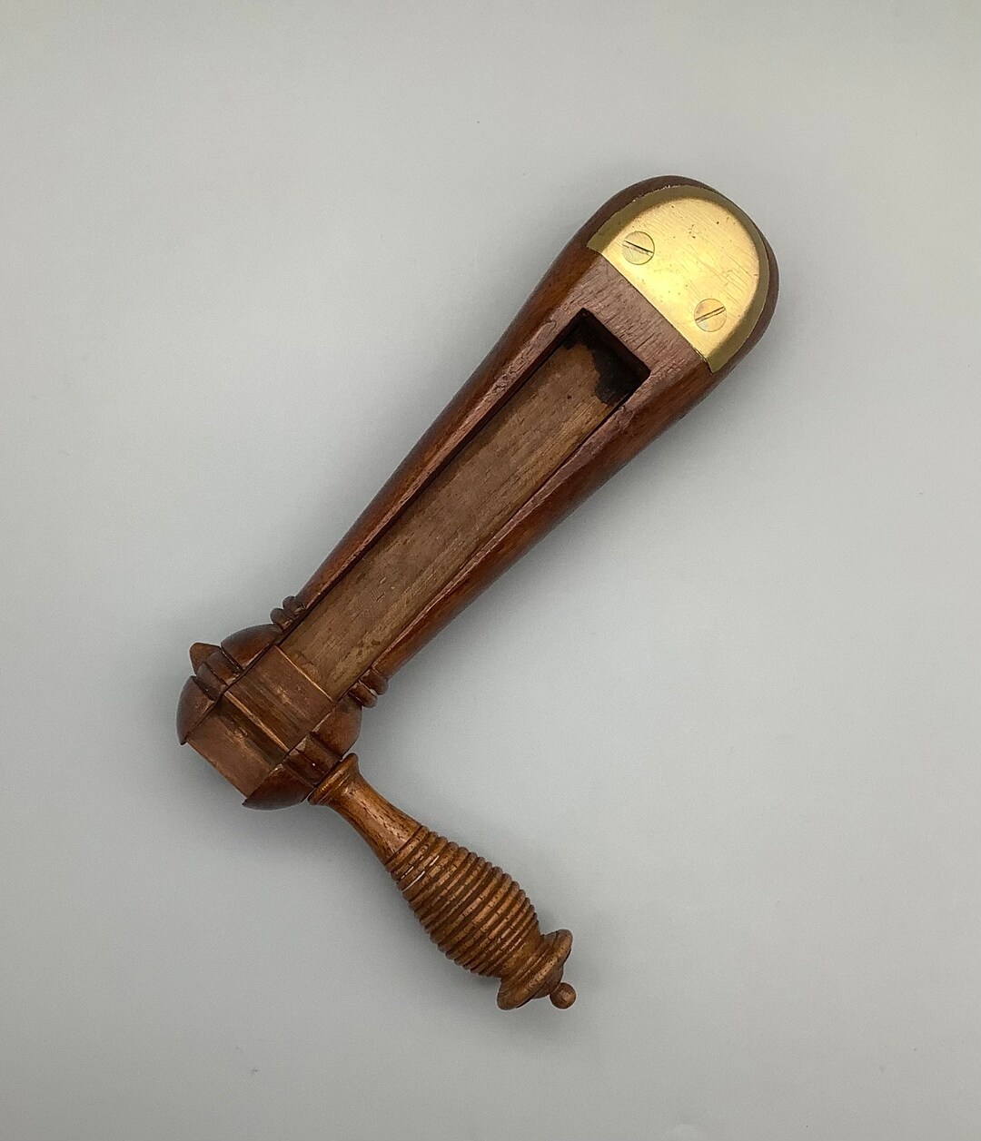 Antique Wood and Brass Police Rattle - Etsy Australia