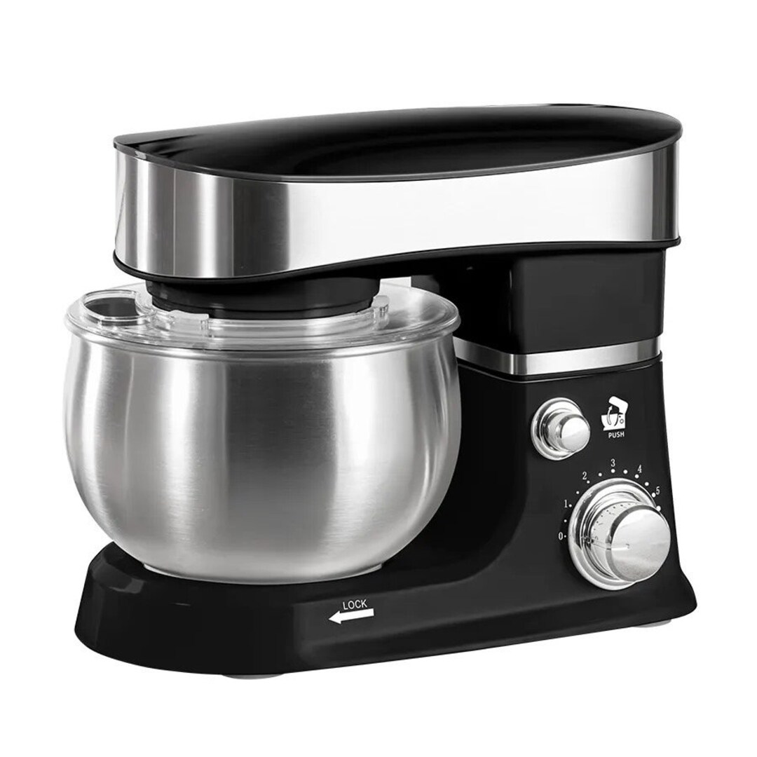 3.2 Quart Stainless Steel Kitchen Stand Food Mixer 6 Speed for Pizza ...