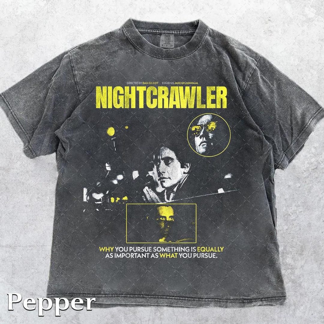Comfort Colors® 1717 Vintage Nightcrawler 2014 T-shirt, Jake Gyllenhaal ...