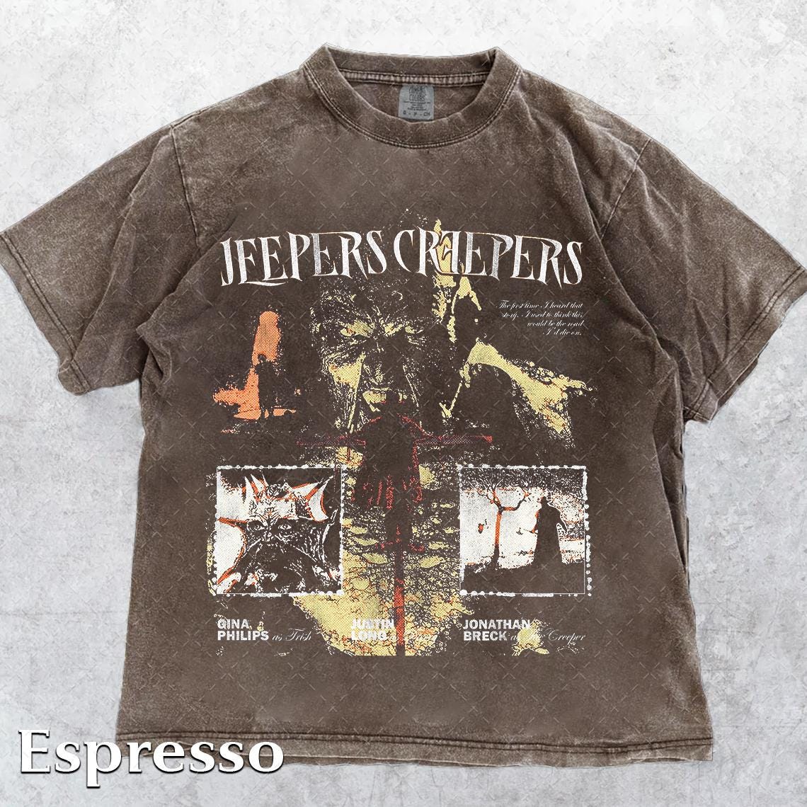 Comfort Colors® 1717 Vintage Jeepers Creepers T-shirt, Halloween Horror ...