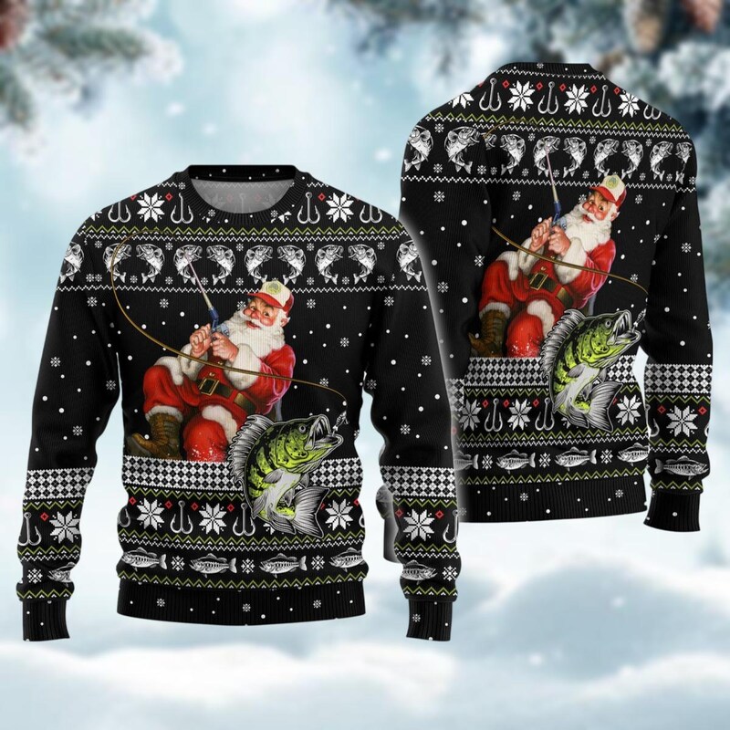 Fishing Santa - Etsy