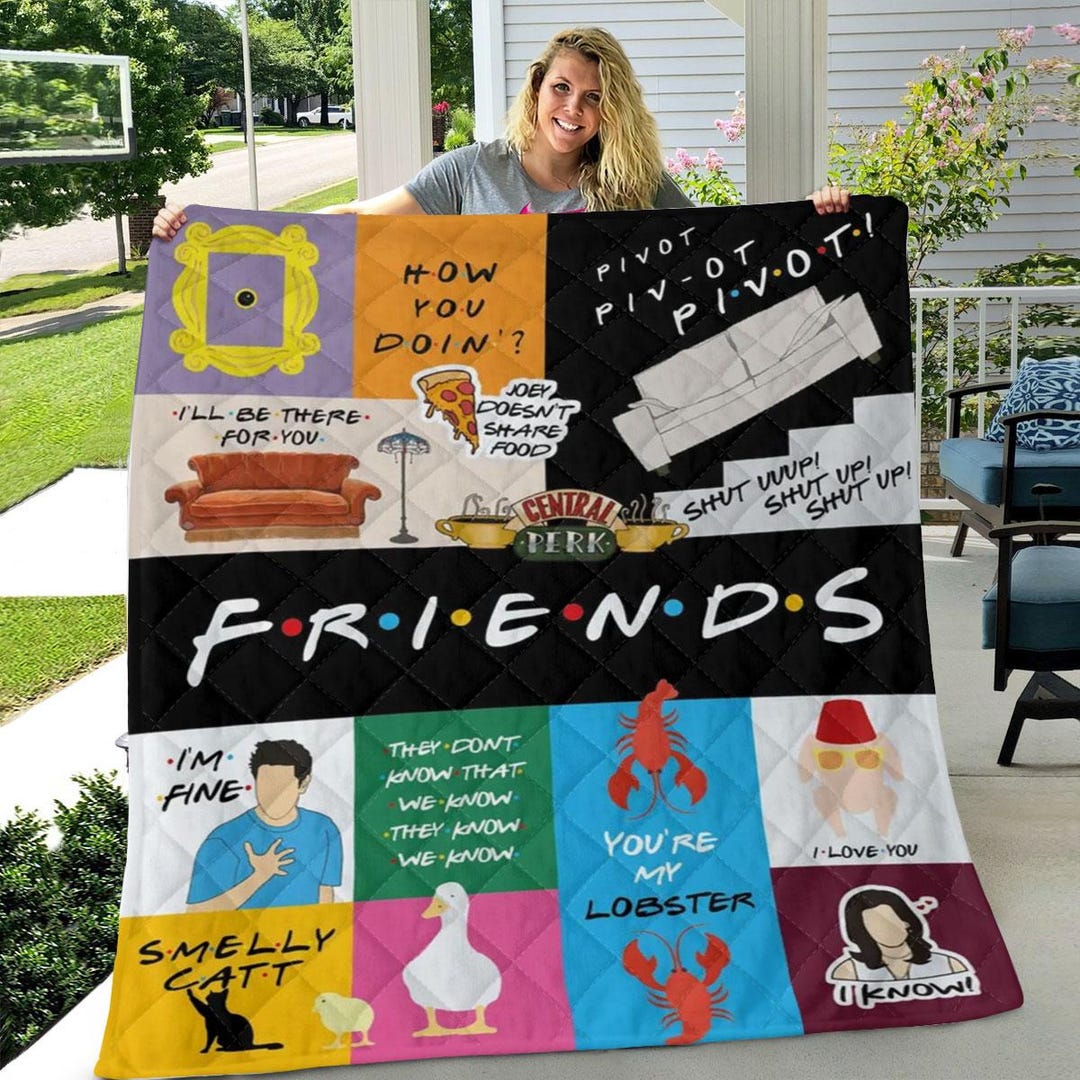 Vintage Friends Quilt, Friends Tv Show Quilt Pattern, Friends Smelly ...