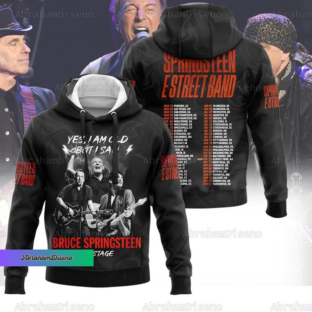 Bruce Springsteen 2024 Tour Hoodie, Bruce Springsteen Shirt ...