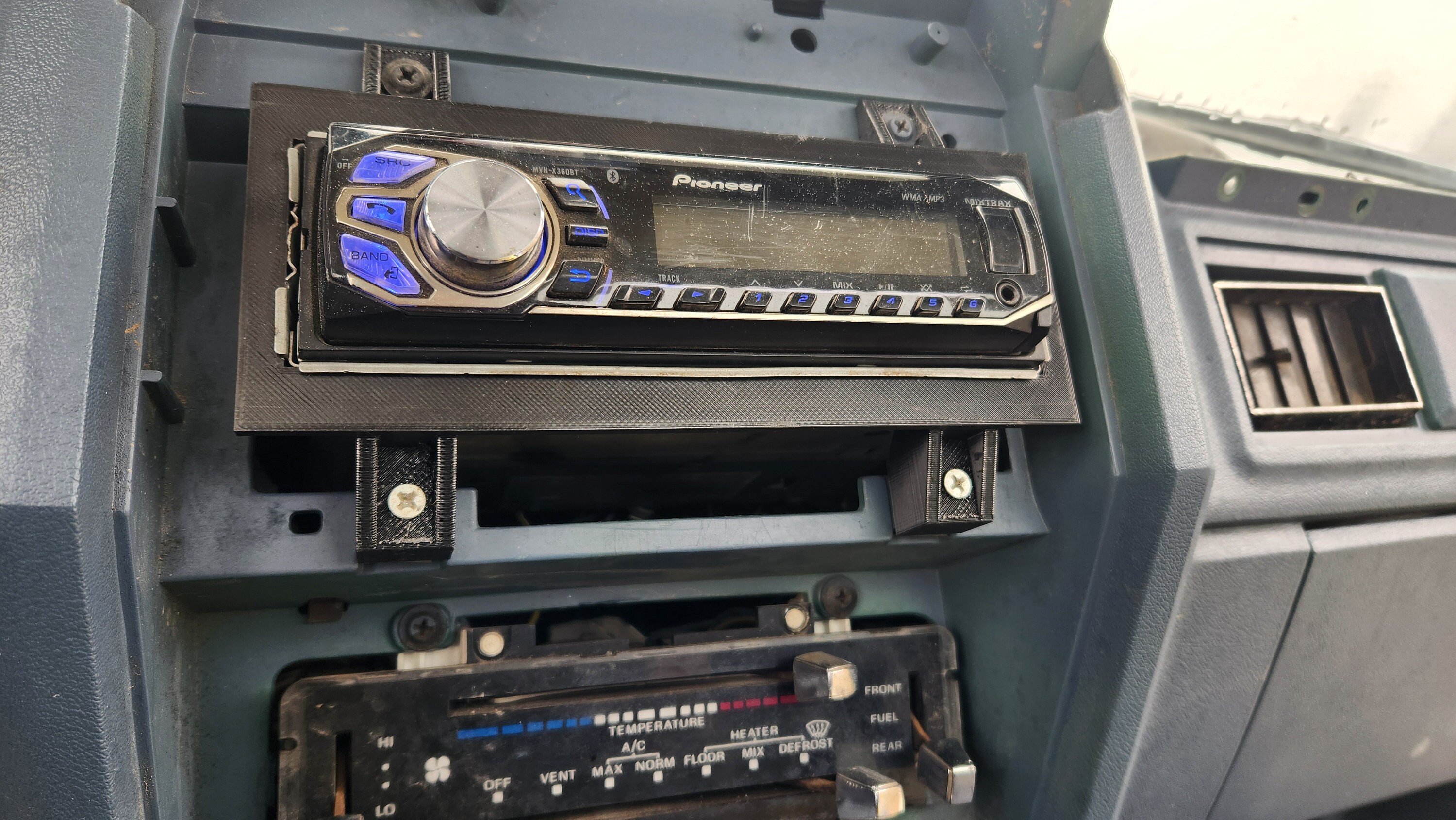 Bullnose Ford Single Din Radio Mount 1980 1986 F150 F250 F350 - Etsy