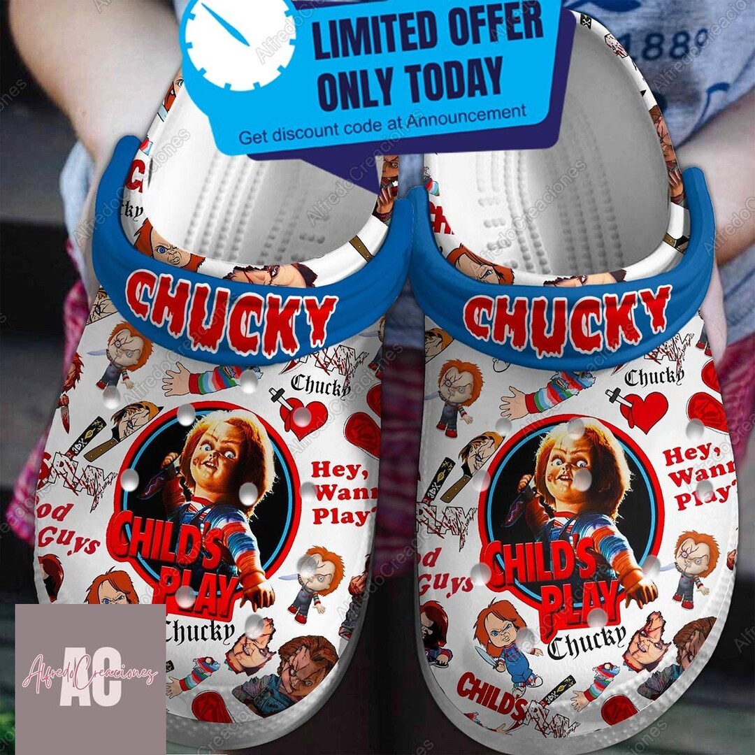Halloween Chucky Shoes, Chucky Sandals, Horror Movie Shoes, Horror Doll ...