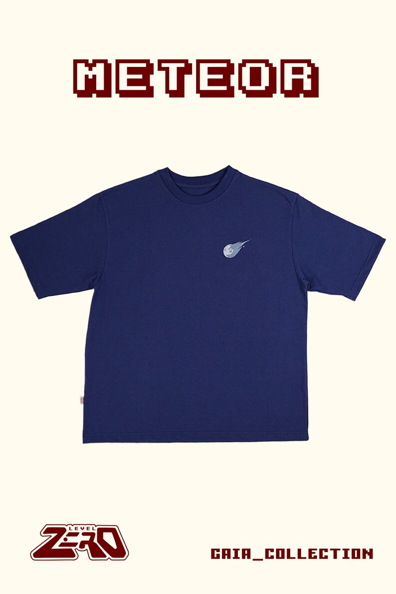 Final Fantasy VII Rebirth FF7 Rebirth Inspired Oversized Shirt Meteor ...