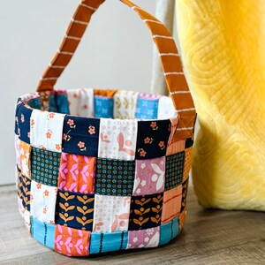 Woven Jelly Roll Basket PDF Pattern - Etsy
