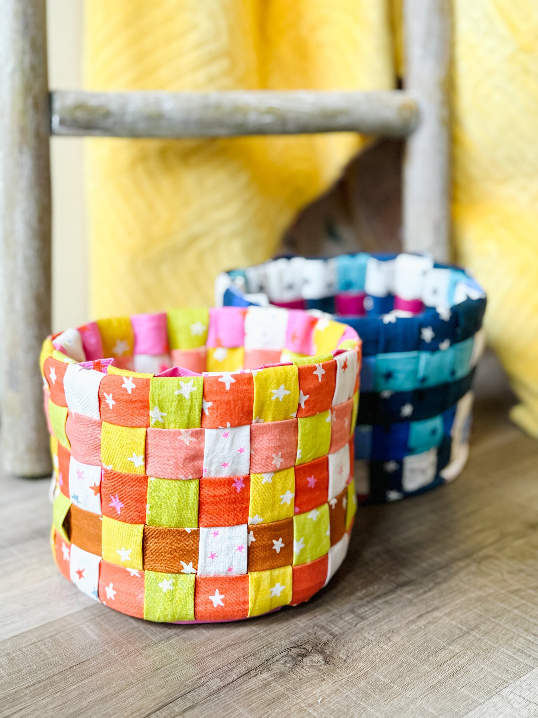 Woven Jelly Roll Basket PDF Pattern - Etsy