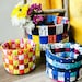 Woven Jelly Roll Basket PDF Pattern - Etsy