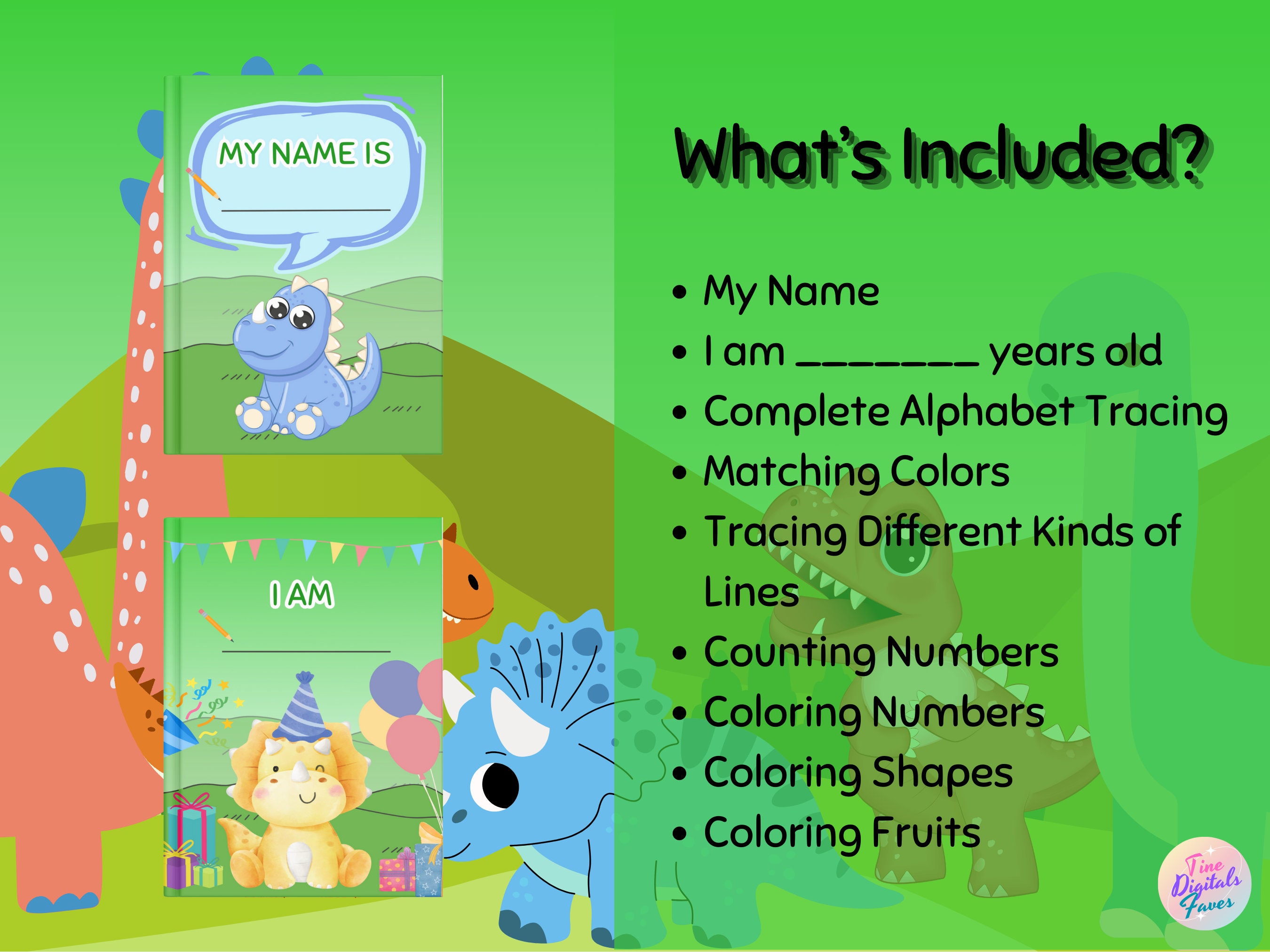 Dinosaur Busy Book Printable, Preschool Activities, Homeschool ...