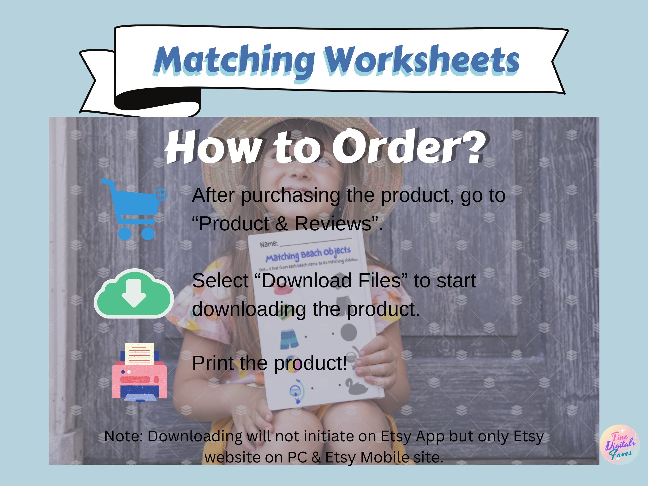 Printable Matching Worksheets, Match the Picture, Toddler Busy Book ...