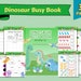 Dinosaur Busy Book Printable, Preschool Activities, Homeschool ...