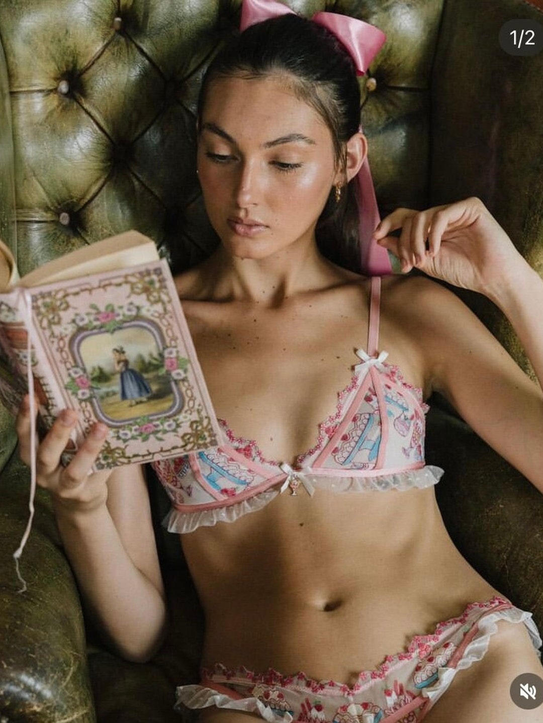 Olivia Lingerie Set, Pink Lingerie, Frilly Lingerie, Coquette Lingerie ...