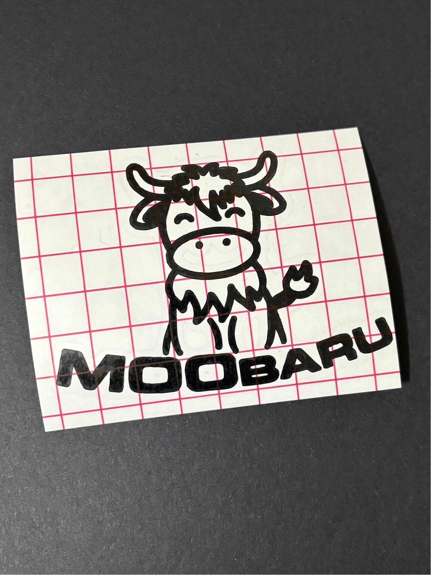 Moobaru Highland Cow Car Decal - Etsy