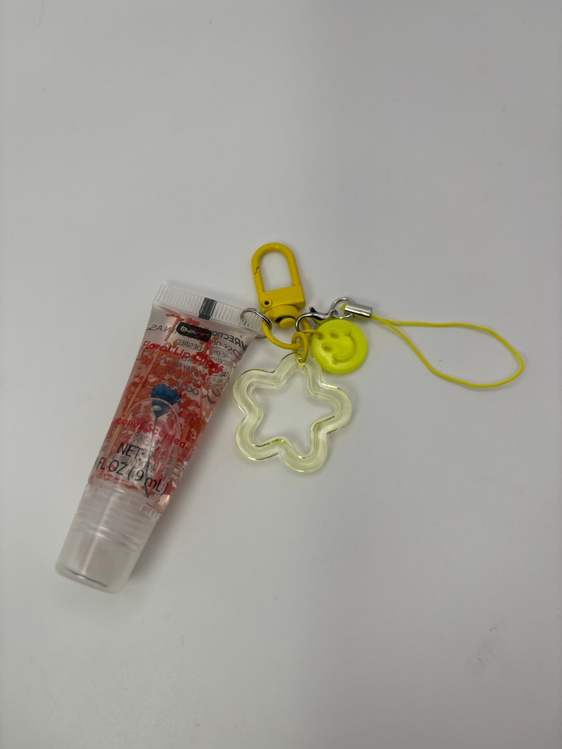 Monochromatic Bag Clip | Lip Gloss Keychain - Etsy