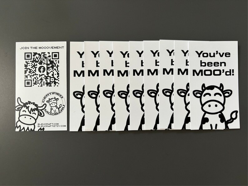 Moobaru Info Card Pack - Etsy