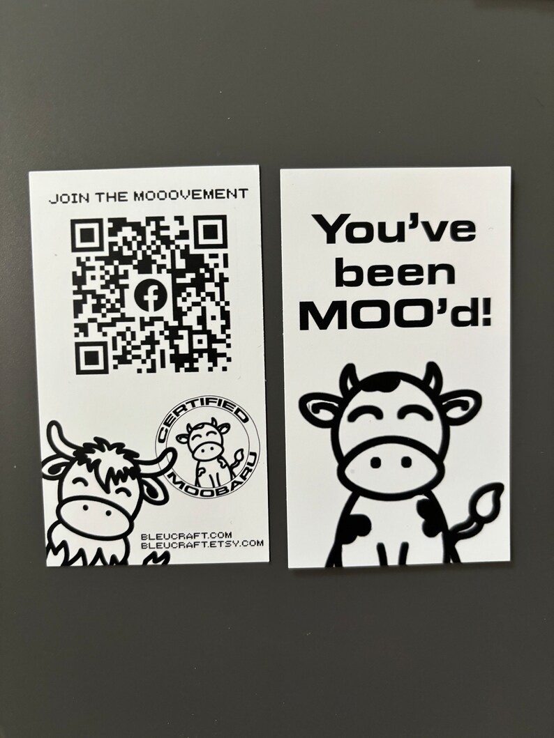 Moobaru Info Card Pack - Etsy
