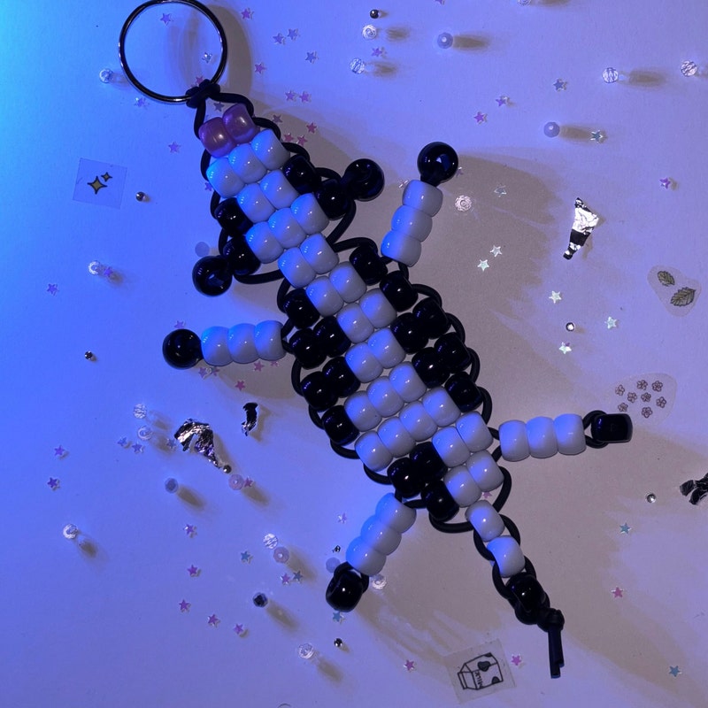 Pony Bead Keychain - Etsy