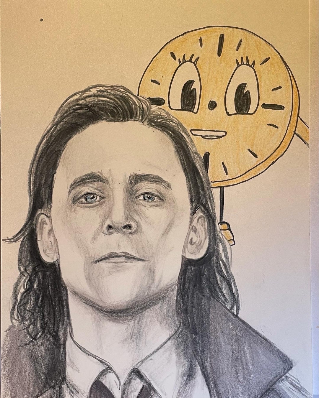 Loki and Miss Minutes Original Drawing - Etsy