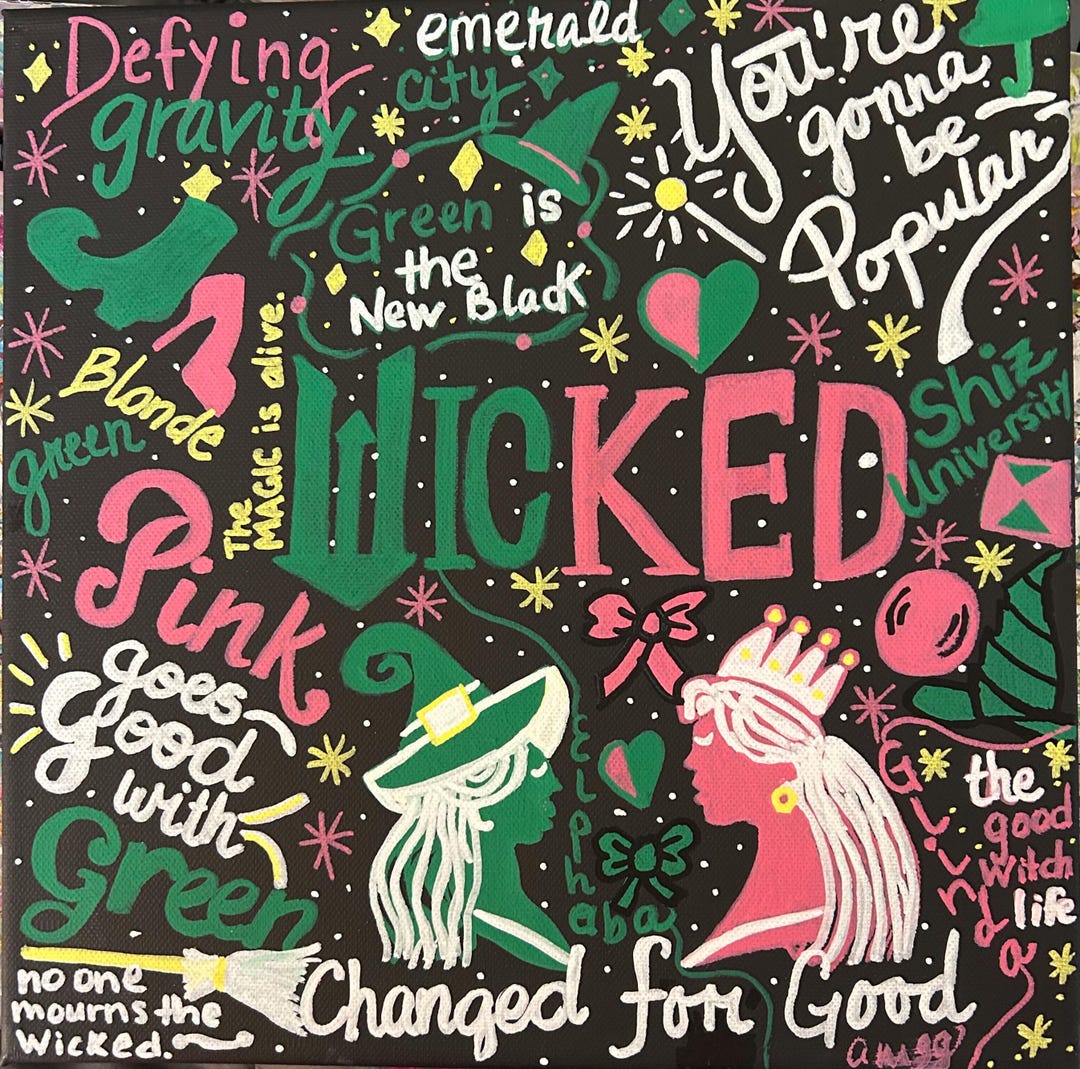 Wicked Customizable Collage on Canvas - Etsy