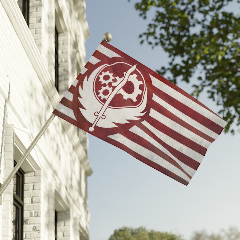 Fallout Brotherhood of Steel Flag - Etsy